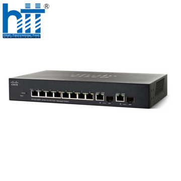 Switch Cisco SG250-08HP-K9-EU (Gigabit (1000Mbps)/ 8 Cổng/ Smart Switch/ 8 cổng PoE/ Vỏ Thép)